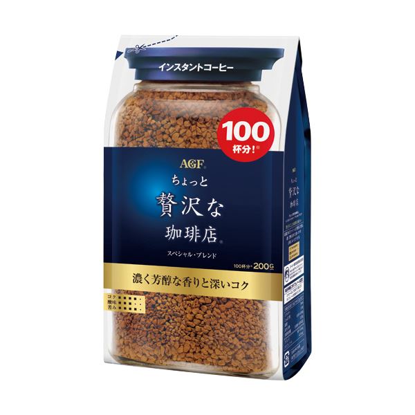 ■商品内容●袋入り詰め替えタイプ200g、3パックセットです。■商品スペック種類：スペシャルブレンド内容量：200g賞味期限：商品の発送時点で、賞味期限まで残り180日以上の商品をお届けします。シリーズ名：ちょっと贅沢な珈琲店【商品のリニュ...