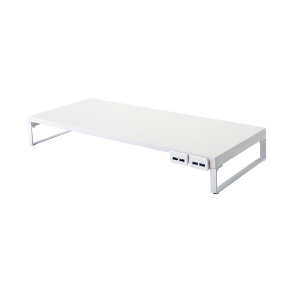 ■サイズ・色違い・関連商品■白[当ページ]■黒■商品内容LIHITLAB 机上台 590mm USB3.0ハブ付 白 A-7334-0■商品スペックPCの種類や使い方によって選べる机上台。●商品種別：USB3.0ハブ付（高さ80mm）●幅：...