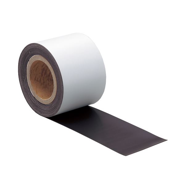 ■商品内容お得な業務用長尺のロールタイプ。■商品スペック寸 法：幅100mm×長さ10m厚さ：0.8mmツヤ：なし色：白材質：合成ゴムマグネットその他仕様：●長尺ロールタイプ■送料・配送についての注意事項●本商品の出荷目安は【1 - 5営業...