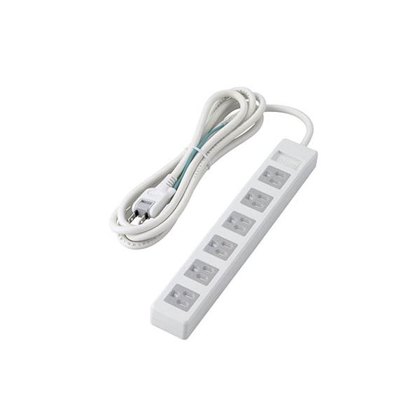 ■サイズ・色違い・関連商品■4個口■6個口[当ページ]■商品内容【ご注意事項】この商品は下記内容×5個セットでお届けします。【商品説明】冷蔵庫や洗濯機、電子レンジなど3ピンプラグを装備した家電をアダプタなしで接続できる電源タップです。プラグ...