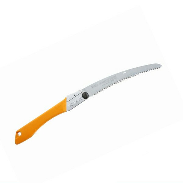 製品仕様 ■サイズ： 収納時 全長270mm 幅60mm 厚み20mm 使用時 全長500mm 幅95mm 厚み20mm 刃渡り240mm 目数 10 切幅 1.2 ■重量：260g ■用途：剪定 ■特徴： カーブソーは、ブレードがカーブし...