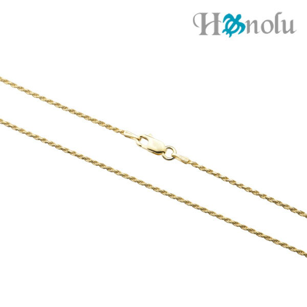 商品詳細情報 商品名 ハワイアンジュエリー シルバー925 イエローコーティング ロープチェーン 幅1.5mm 長さ40cm 材質 シルバー925 寸法 幅：1.5mm 長さ：40cm カラー展開 単色のみ（イエロー） サイズ展開 送料 ・...