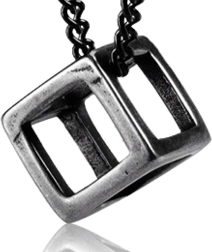 バリエーションコード : 2b806yyh6i商品コード2b806tdqs2商品名ネックレス メンズ キュービック 立方体 サージカル ステンレス ジュエリーボックス付き ペンダント シルバー メンズネックレス ブラックブランドLudus ...