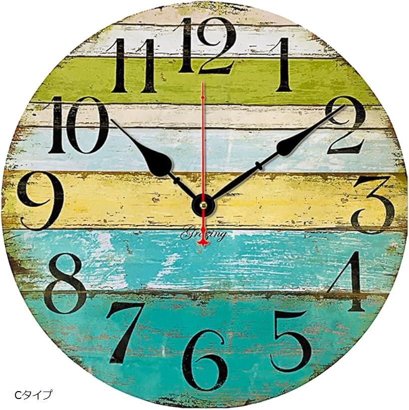 バリエーションコード : 2b4up819wd商品コード2b4uggu3kg商品名掛け時計 連続秒針 壁掛け時計 オシャレ 静音 インテリア 時計 アンティーク CL001 CタイプブランドLife SystemカラーCタイプ・アンティーク...