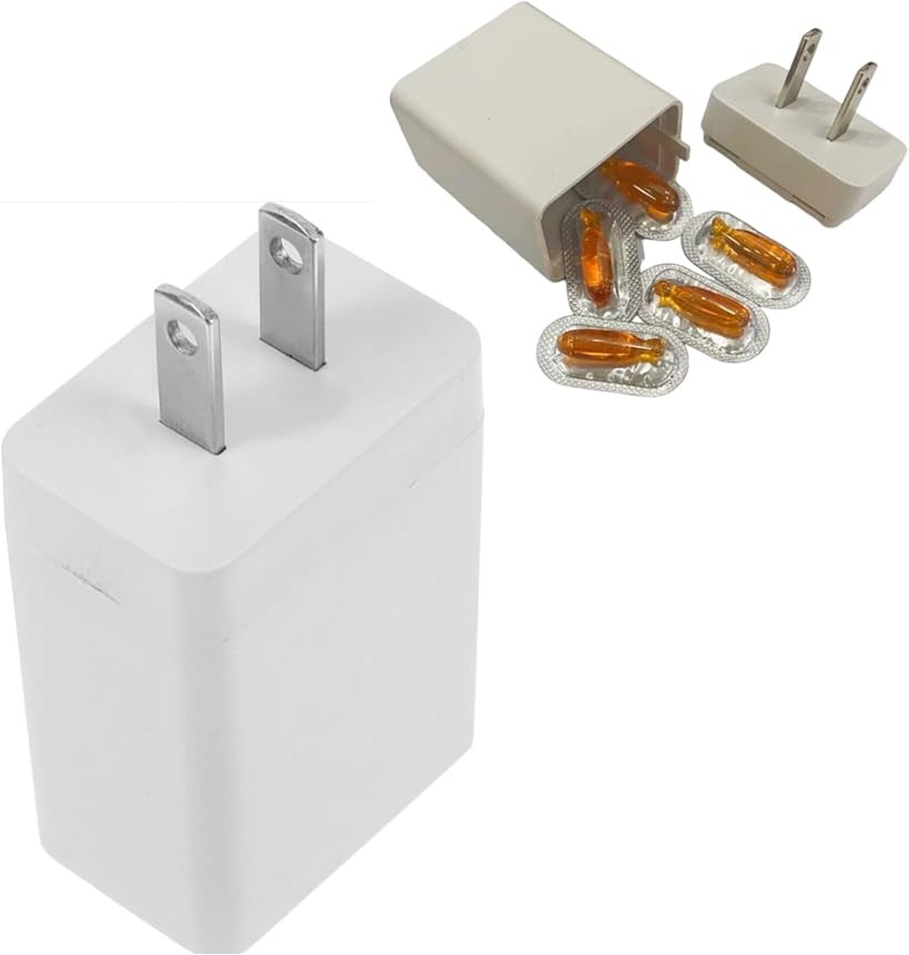 商品コード2b9y6kr546商品名偽物 充電器 金庫 お金 秘密 隠し場所 コンパートメント コンテナ 変装 貴重品ブランドAsdaysカラー黒「貴重品を隠せる充電器プラグ」下部に貴重品を入れられるス充電器プラグです。ふたを外すと秘密の隠...
