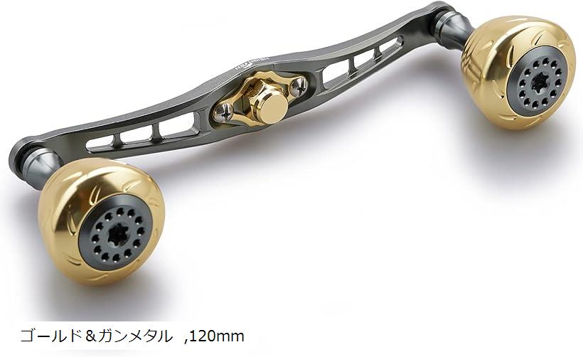 バリエーションコード : 2b4n9tdfk5商品コード2b4ckfp86o商品名120mm ベイト リール ハンドル シマノ ダイワ アブガルシア 通用 ベイトリール 用 Spider Series 120mm ゴールド＆ガンメタル 12...