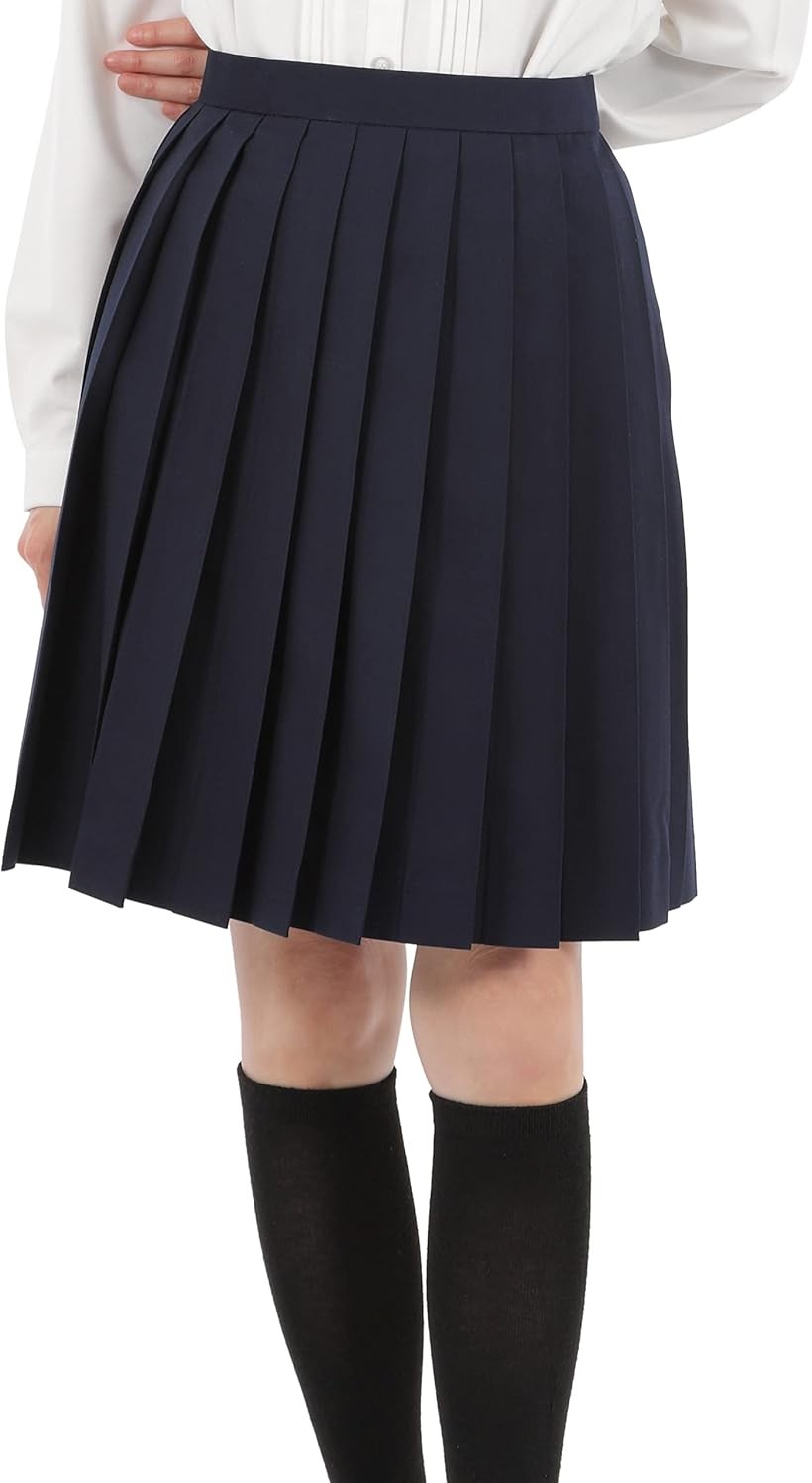 バリエーションコード : 2b4n80hu9y商品コード2b4n8x90hp商品名プリーツスカート 無地 学生 制服 車ヒダ スクールユニフォーム 女子高生 中学 e210ブランドEizaカラーネイビー 48cmサイズ等XL・素材構成: 1...