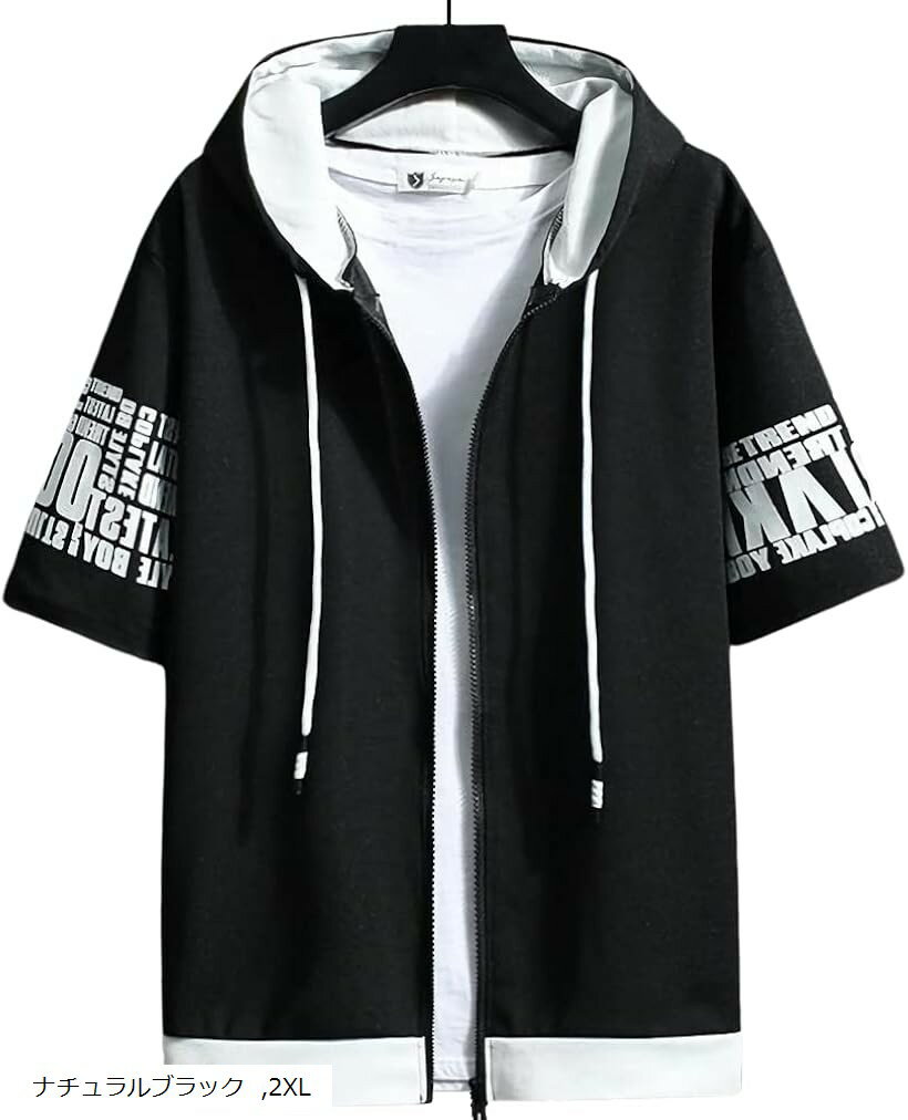 バリエーションコード : 2b2hnk6k8y商品コード2b2hndp9cp商品名エンプティオ 半袖 ジップアップパーカー お洒落 ストリート アウター 半袖パーカー 2XL ブラックブランドemptioカラーナチュラルブラックサイズ等2X...