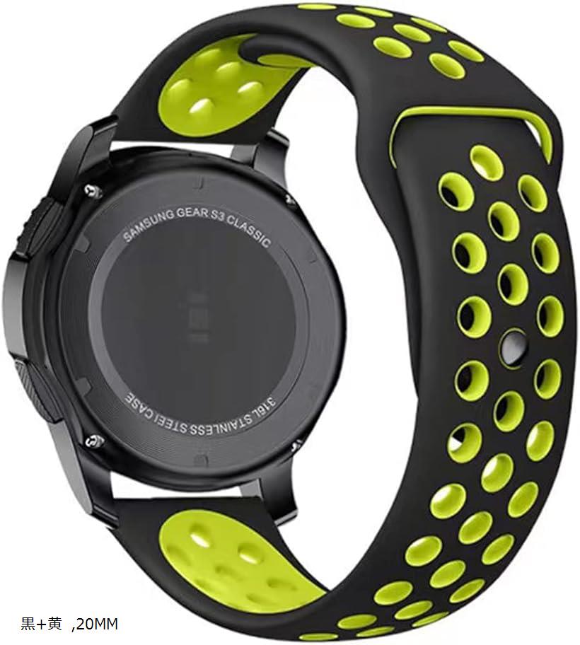 バリエーションコード : 2b2jf2919q商品コード2b2jf8vo4d商品名腕時計バンド 多孔通気 シリコンベルト 防水ソフト 快適工具なしで簡単交換 腕時計ベルト 20MM 黒+黄ブランドFDDCSカラー黒+黄サイズ等20MMスチー...