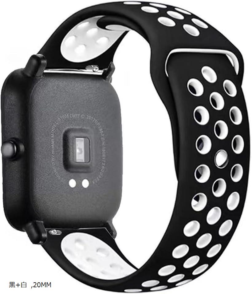 バリエーションコード : 2b2jf2919q商品コード2b2jfoi3ow商品名腕時計バンド 多孔通気 シリコンベルト 防水ソフト 快適工具なしで簡単交換 腕時計ベルト 20MM 黒+白ブランドFDDCSカラー黒+白サイズ等20MMスチー...