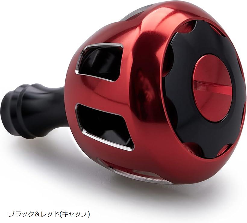 バリエーションコード : 2b230d2wyk商品コード2b230uj56v商品名32mm リール ハンドル ノブ シマノ ダイワ 通用 Shimano Type A Daiwa Type S用 Wheel Series ブラック＆レッド ...