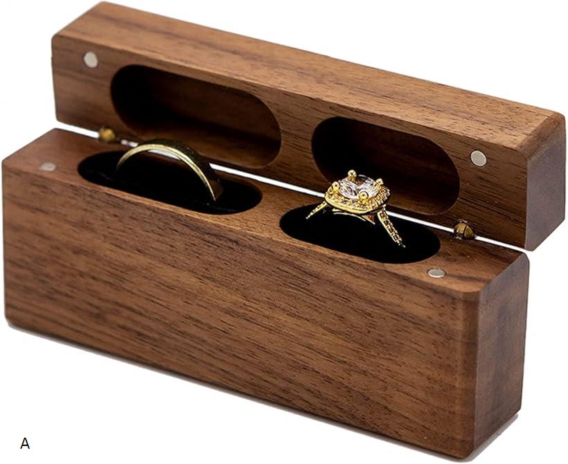 バリエーションコード : 2b2okogtuy商品コード2b2ok1vxk4商品名指輪ケース リングケース リングボックス ペアリング ペア収納 指輪入れ 木製 2本入れ AブランドSweet PlusカラーA・ペアリングなど2本の指輪を収...