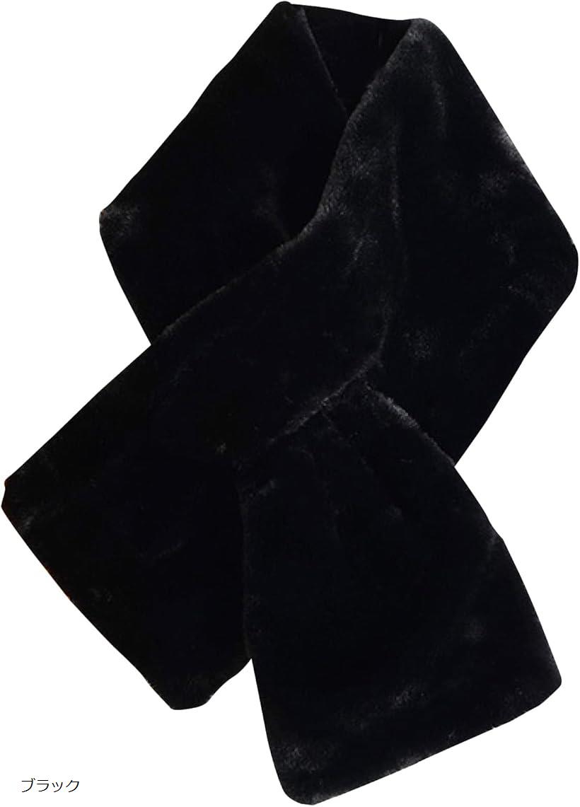 バリエーションコード : 2b2owkf0wx商品コード2b2owuo4vl商品名もこもこ ティペット フェイク ファー レディース マフラー ふわふわ 差込み ボリューム 無地 ボア 防寒 軽量 ブラックブランドRONGUIカラーブラック...