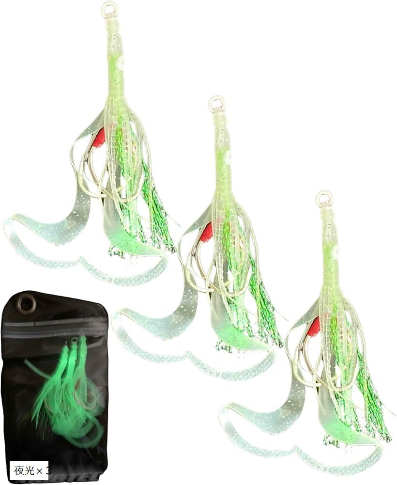 バリエーションコード : 2b2qf1vw24商品コード2b2qfv8512商品名ショアラバ タコベイト ソフトルアー 3個セット タイラバ インチク 夜光 仕掛け 夜光x3ブランドHUBTECカラー夜光x3・v抜群のフッキング力。高強度炭...