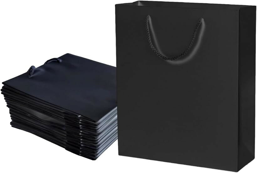 バリエーションコード : 2bjjtjo0dr商品コード2bjjtkx5kt商品名紙袋 ラッピング 無地 手提げ袋 ギフトバッグ マチあり 15枚セット M 黒ブランドCopeflapカラー黒サイズ等M・「シンプルな無地ギフトバッグセット」...