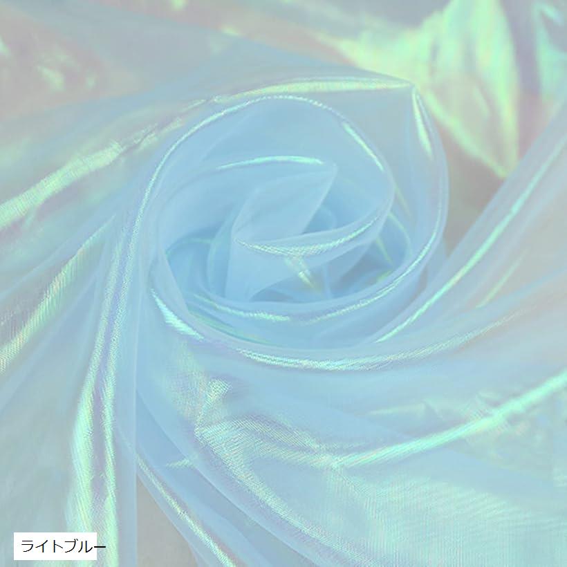 バリエーションコード : 2bjk58jy3q商品コード2bjk58ld2t商品名オーロラ オーガンジー 生地 3mx150cm 手芸 カラー 透明 無地 布 ライトブルーブランドmoonfarmカラーライトブルー・美しいオーロラのように、...