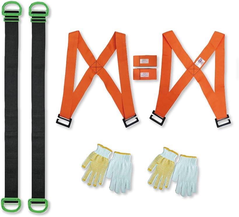 商品コード2b2vidktlc商品名引っ越しベルト 運搬キャリー キャリーベルト 家具移動 長さ調節可能 5点セットブランドTJQサイズ等ワンサイズ・引っ越しの際に持ちづらい家具や段ボールの運搬をサポートできる運搬ベルト2種類と軍手のお得な...