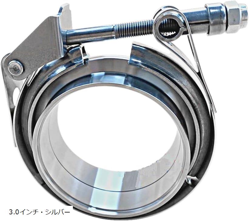 バリエーションコード : 2bj0n60u39商品コード2bj0n8kc2h商品名互換品マフラー フランジ Vバンド ステンレス スチール クランプ マフラーバンド メイン パイプ ターボ 排気 パーツ 3.0ブランドHTharrosカラー...