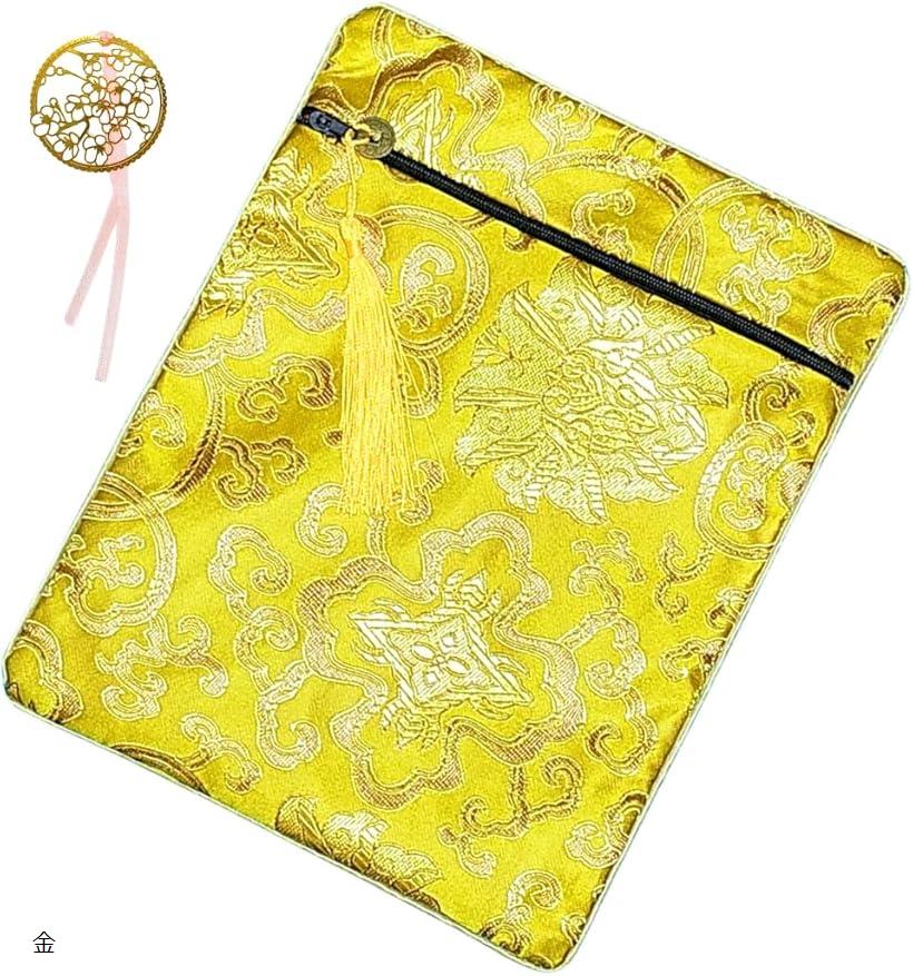 バリエーションコード : 2b9f2dty8r商品コード2b9f2c4jjc商品名Uccellino 御朱印帳ケース しおり ポーチ 大判 ブックマーク 御朱印帳袋 御朱印帳入れ ジッパー 2冊 数珠 金ブランドUccellinoカラー金「...