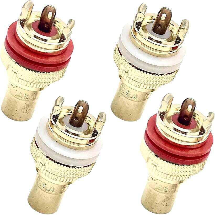 バリエーションコード : 2b9jok6ut4商品コード2b9jok4r4k商品名互換品 RCA ジャック 端子 メス オーディオ スピーカー アンプ ターミナル コネクタ ノイズ 防止 純銅ブランドTIGRE BLANCカラー金メッキサイ...