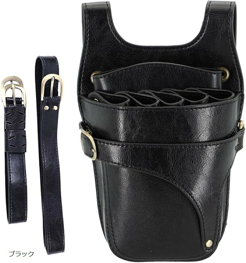 バリエーションコード : 2b2gvfqs12商品コード2b2gv5891o商品名シザーケース 美容師 トリマー レザー シザーバッグ 革 花屋 5丁 肩掛け 腰掛けブランドAilunateカラーブラック「5丁挿しレザーシザーケース」ハサミ...