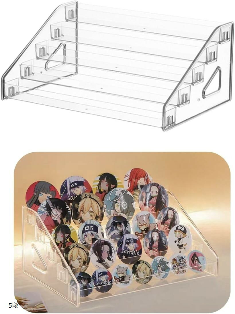 バリエーションコード : 2bui8y9l02商品コード2bui85j4uf商品名缶バッジ 収納 アクスタ アクリルスタンド ディスプレイケース フィギュア キーホルダー 飾る ピンバッジブランドLeticsカラークリアサイズ等5段「お気に...