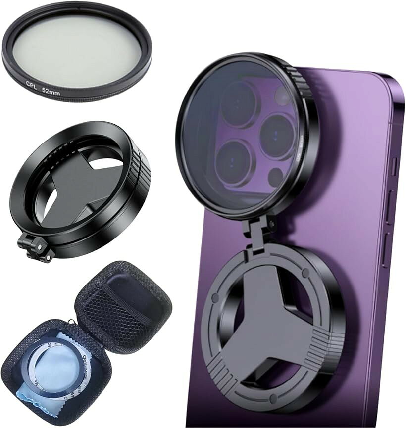 バリエーションコード : 2bus6wp3s0商品コード2bus6wo288商品名スマホ 偏光レンズ 52mm 磁力 CPLフィルター NDフィルター iPhone対応 レンズブランドRAYTRUTHカラー偏光レンズ「高精度CPL偏光フィル...
