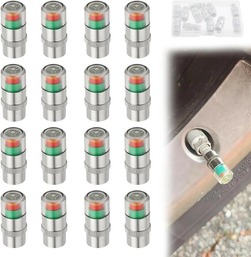商品コード2brin1krd0商品名12個セット タイヤ空気圧監視キャップ 3色表示 バルブキャップセンサー ボックス付き 車 SUV トラック バイク 自転車用 2.4bar/36psiブランドGOLD DEERカラー緑/黄/赤「高品質素...