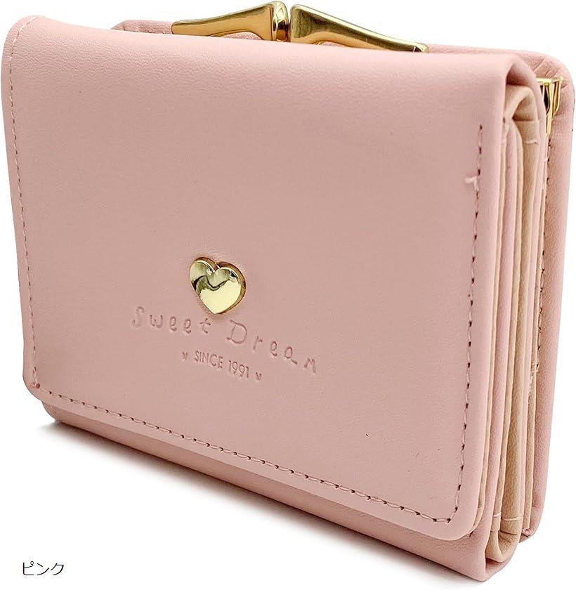 バリエーションコード : 2b4i8hg2q2商品コード2b4iyx4n85商品名がま口 財布 レディース 小銭入れ カード入れ 3つ折り 折りたたみ コンパクト 札入れ 単財布 ピンクブランドfogmanカラーピンク表地: ポリウレタン留...