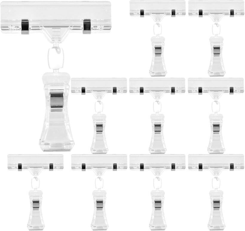 商品コード2b4k16f0p8商品名ポップクリップ POP スタンド 値札 広告 ディスプレイ 店舗 展示 10個セットブランドfogman「360度回転するPOPクリップ」ヘッド部分が360度回転するため、スペースが無くても場所をとらずに...