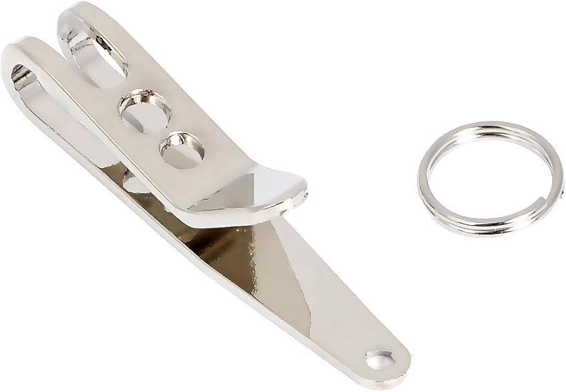 商品コード2b8uvurhot商品名キーホルダー キークリップ キーハンガー ポケットクリップ リング付ブランドr_planningサイズ：4cmx0.6cm仕様：マルチハンガー（キーリング付属）素材：ステンレス（鏡面仕上）重さ：4g※ 他...