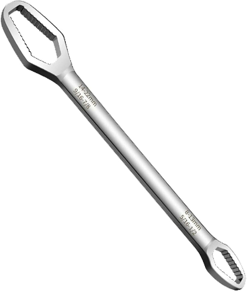 商品コード2b42yd36xy商品名コンビネーションレンチ スパナ 27cm 1本で8mm～22mm 薄型 自転車 バイクブランドS.fields.inc・たくさんのスパナやレンチの機能をこれ1本で。8mm～22mm対応コンビネーションレン...