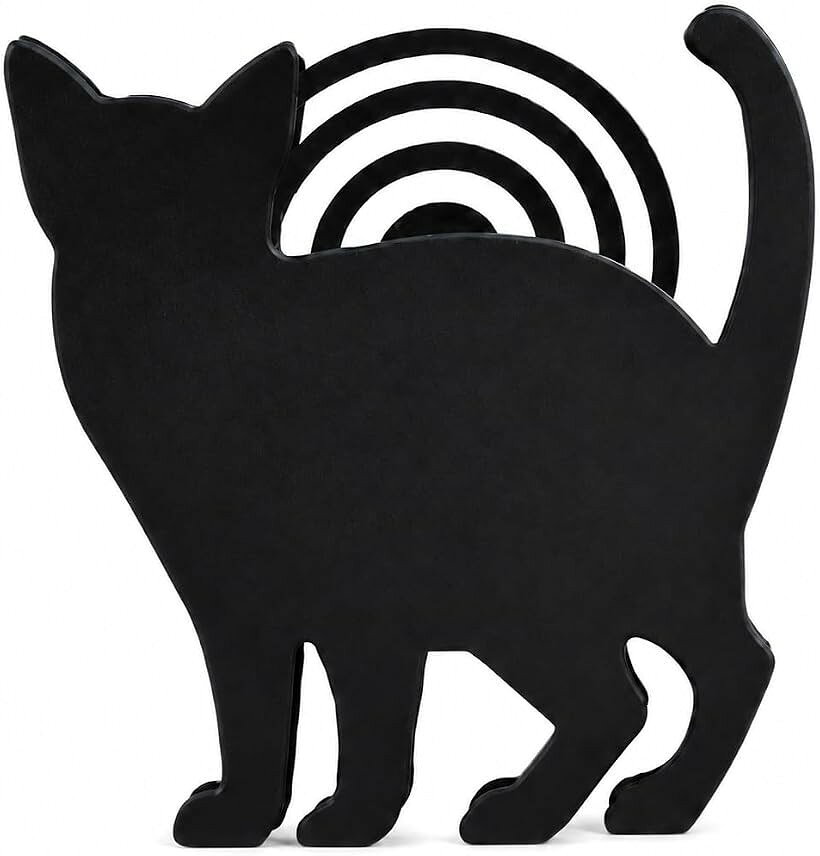 バリエーションコード : 2bk8fj3jw5商品コード2bk8fuxl32商品名蚊取り線香ホルダー 猫 線香入れ キャンプ ネコ レトロ おしゃれ 室内 室外 アウトドア 虫除け 受け皿 吊り下げ ねこブランドMIMIAカラーブラックサイ...