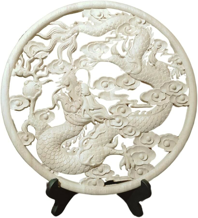 バリエーションコード : 2bjvi4xf35商品コード2bjvijgrg0商品名龍 竜 ドラゴン 縁起物 魔除け レリーフ 木製 幸運 開運 風水 木彫り インテリア オブジェ オーナメント 玄関 飾り 装飾 30cmブランドS.T.S....