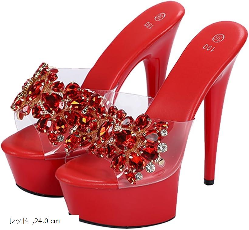 バリエーションコード : 2b9dso2x6y商品コード2b9dsotphq商品名レディース ミュール パンプス 厚底 キラキラ ラインストーン 17cm サンダル キャバヒール おしゃれ レッド 日本の靴のサイズ寸法 大人 数値 24.0...
