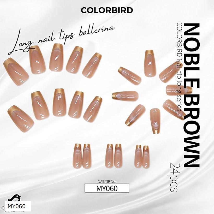 バリエーションコード : 2bj05rwn3k商品コード2b9ru9fgr0商品名ネイルチップ ロング 24枚 マグネットネイル フレンチ ネイル 付け爪 チップ 短め 可愛い バレリーナ MY060ブランドCOLORBIRDカラーゴールド...