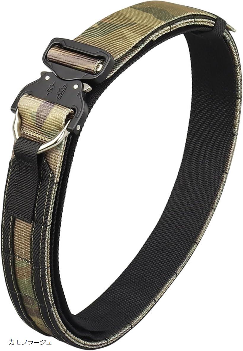 バリエーションコード : 2b9wxk8cwg商品コード2b9wxrc9cj商品名タクティカルベルト ズレない2重巻き メタル製 モールベルト サバゲー ファーストライン インナーアウターベルトセットブランドMILQUESTカラーカモフラー...