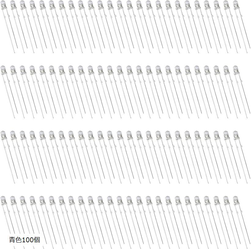 バリエーションコード : 2b9rc4ioq9商品コード2b9rcrncpd商品名LED 発光ダイオード 3mm 18000mcd 20mA 30° 砲弾型 青色100個ブランドENN LLCカラー青色100個とても明るい超高輝度の3mm丸...