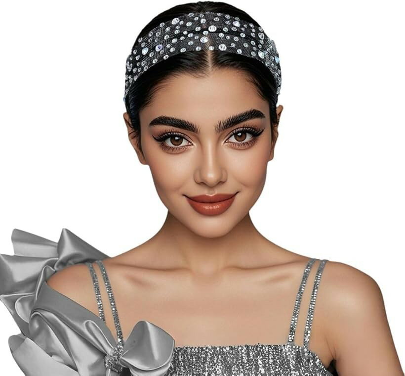 商品コード2bux8d1s8g商品名カチューシャ ビジュー 髪飾り ヘア アクセサリー レディース ラインストーン 結婚式 社交 ダンスブランドAserenカラー黒「華やかで上品な輝き」繊細なチュールの上に立体感のあるビジューを贅沢に散りば...