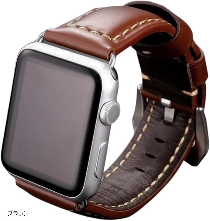 バリエーションコード : 2b9lf215jc商品コード2b9lf23dtw商品名アップルウォッチ Apple Watch バンド 本革製 幅広24mm 厚さ6.3mm レザーバンド 交換ベルト Series10/9/8/7/6/5/4/3...