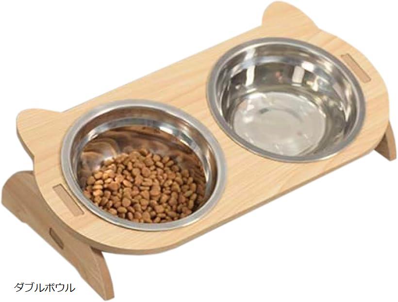 バリエーションコード : 2b9vu351hy商品コード2b9vudjpkn商品名猫 犬 フードボウル ペット 食器 ステンレス ボウル 木製 餌入れ ごはん皿 水入れ 食べやすい 滑り止めブランドmaru5カラーダブルボウルペットのために...