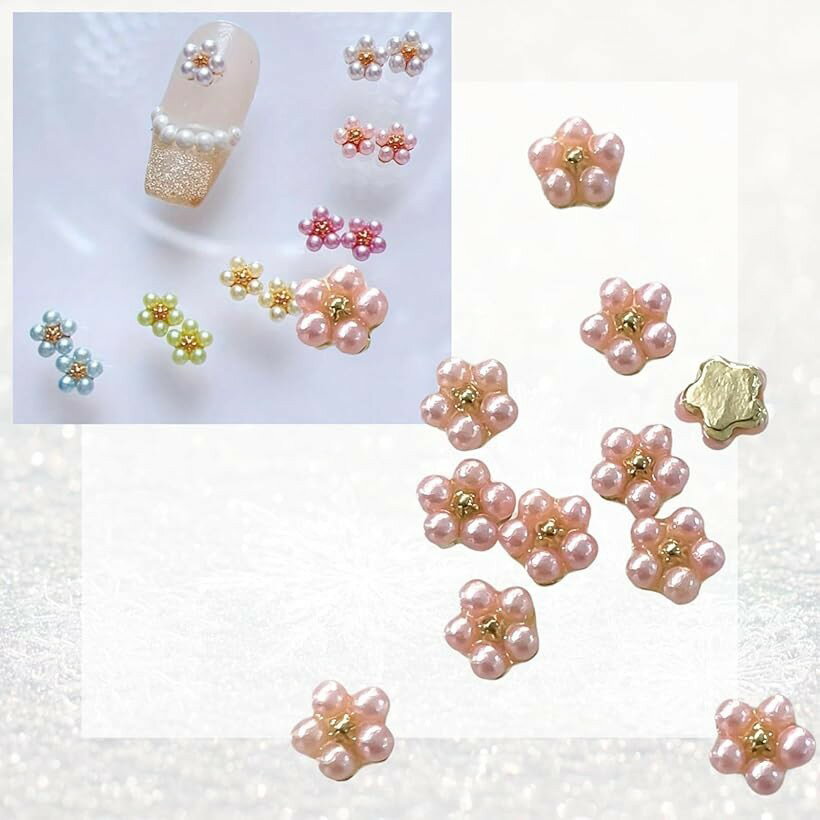 バリエーションコード : 2buytwy6ux商品コード2bu5qcnwt3商品名ネイルパーツ 花 6カラー 5個ずつ 30個 小さくてかわいい ジュエリーパーツ パールフラワー フラワーネイル ミニ レジン用 3Dネイル 台座付きブランド...