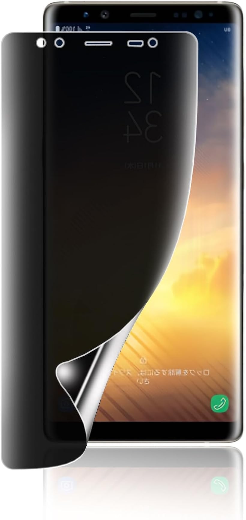 バリエーションコード : 2b9l81ojkk商品コード2b93d3ok10商品名Galaxy note 8 保護フィルム 軟 覗き見防止 TPU素材 ギャラクシーNote8保護フィルム のぞき見防止フィルム 貼り付け簡単/気泡ない/指紋防...