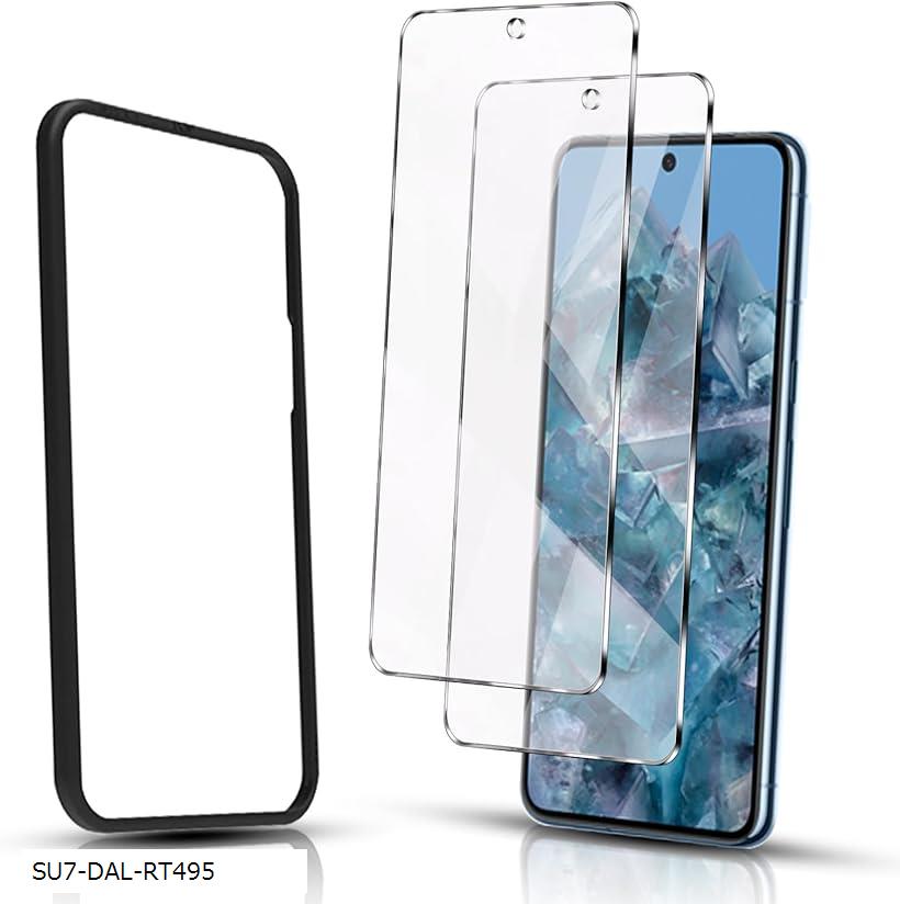 バリエーションコード : 2bu9285tkc商品コード2bjn6uj66s商品名Google Pixel 8a ガラスフィルム2枚+ガイド枠付き ラウンドエッジ加工 Pixel8a フィルム 硬度9H 耐衝撃 気泡防止 グーグルピクセル8...