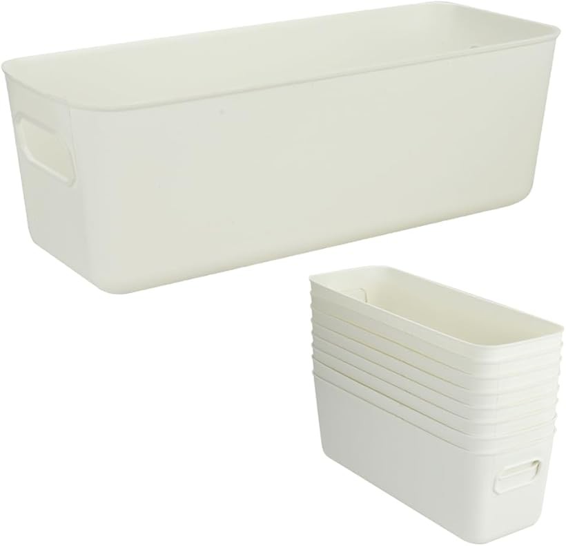 商品コード2bu3tgr8gc商品名卓上収納ケース 8個 取っ手付き 持ち運び 多用途 小物入れ クローゼット 整理整頓 防水ブランドよりみち雑貨店書斎やキッチンなど様々なお部屋にマッチする無地のシンプルなデザインが魅力的な収納ケースです。...