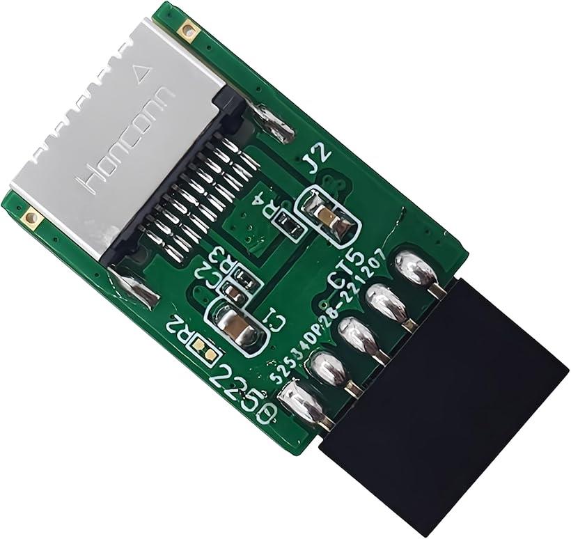 商品コード2bjnf8pj85商品名互換品USB2.0 9pin Type-E 変換アダプター マザーボード PCケースType-C用アダプターブランドスモールラボ「特徴」PCケースのType-C端子を使用したいとき、マザーボードにType...