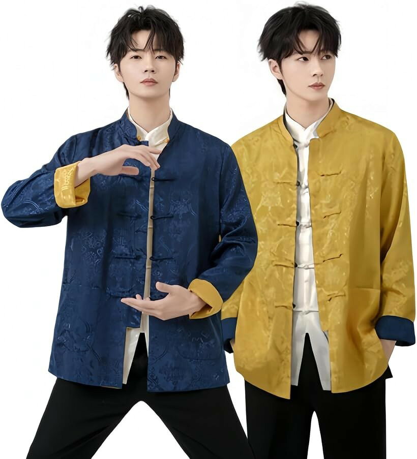 バリエーションコード : 2brvg4d3r2商品コード2brvgowry6商品名チャイナ服 メンズ シャツ カンフー服 男性 チャイナドレス 長袖 コスプレ コスチューム 衣装 演舞服 ハロウィン 仮装 リバーシブルシャツ 太極拳 中華風...