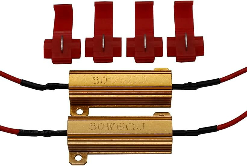 商品コード2b9t8wh02u商品名J-base ハイフラ 防止 抵抗ユニット 12V 50W 6Ω 2個セット LEDウインカーのハイフラ対策 DIY 車 バイク いじりブランドハルタロウハイフラ防止に必要な抵抗器2個セットです。エレクト...
