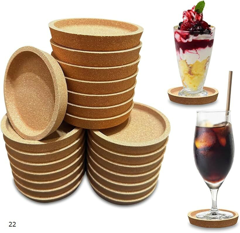 バリエーションコード : 2bjoy9lgy5商品コード2bjoyy86oo商品名コルク コースター 木製 コルクシート 丸 大 厚め 無地 業務用 セットブランドWinJapanサイズ等22枚「おしゃれな皿型」木のぬくもりを感じる、優しい...