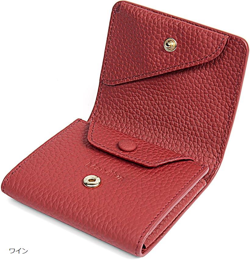 バリエーションコード : 2bu835g9rx商品コード2bu8dw8rg0商品名財布 二つ折り レディース 本革 薄型 小さい コンパクト 小銭入れ スキミング防止ブランドMandiva(マンディーヴァ)カラーワイン「こだわりの手作り」M...
